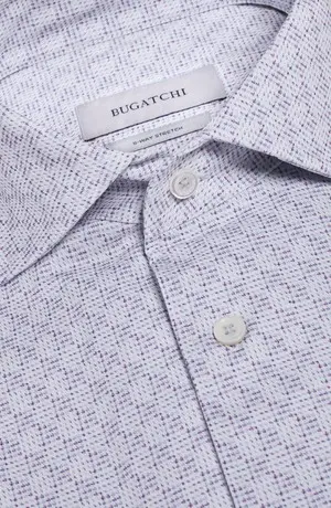 Bugatchi Devon Ooohcotton® Geo Print Button-up Shirt