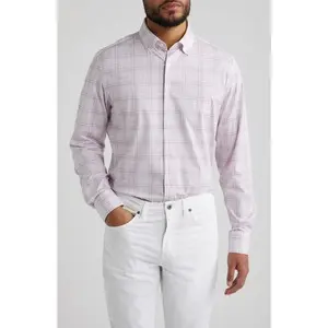 Bugatchi James Ooohcotton® Plaid Button-up Shirt - Pink