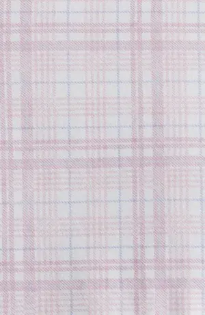 Bugatchi James Ooohcotton® Plaid Button-up Shirt - Pink