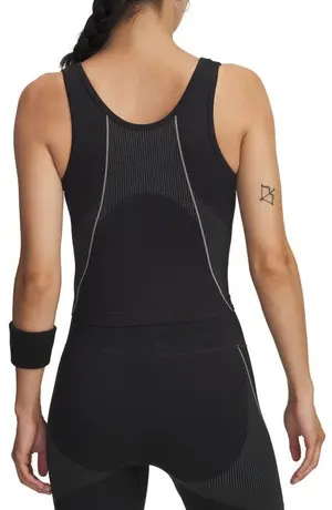 Under Armour Vanish Seamless Tank - Black/steel/steel
