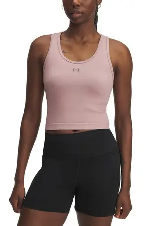 Under Armour Vanish Seamless Tank - Pink/taupe/taupe
