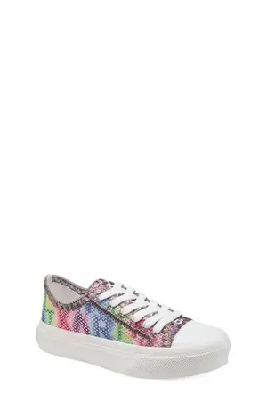 Karl Lagerfeld Paris Giddeon Platform Sneakers - White Multi