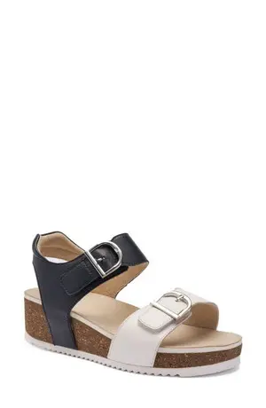 ARA Nova Platform Wedge Sandal White