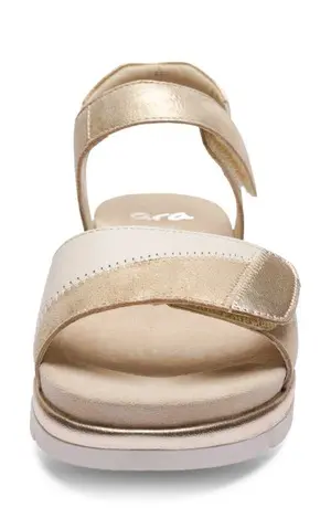 ARA Cheyenne Sandal - Beige/gold