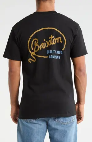Brixton Gallatin Cotton Graphic T-shirt
