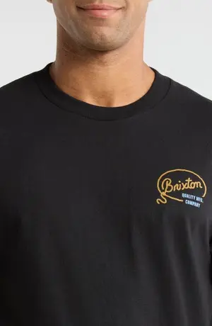 Brixton Gallatin Cotton Graphic T-shirt