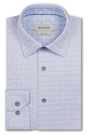 Bugatchi Jimmy Ooohcotton® Dash Print Button-up Shirt