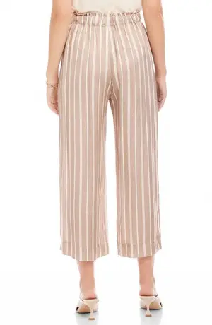 Fifteen Twenty Tasha Stripe Crop Drawstring Pants