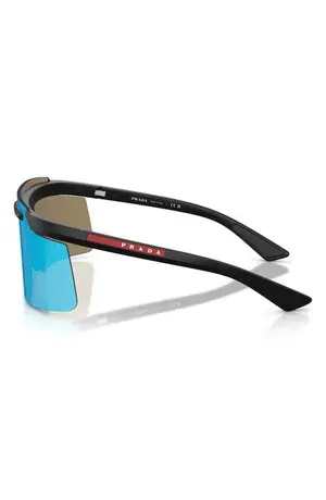 Prada 140mm Polarized Shield Sunglasses