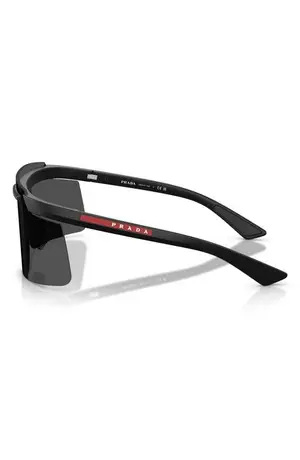 Prada 140mm Rectangular Shield Sunglasses