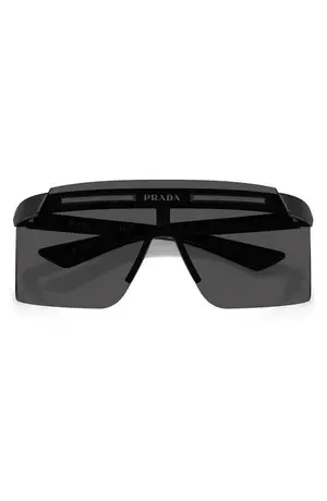 Prada 140mm Rectangular Shield Sunglasses