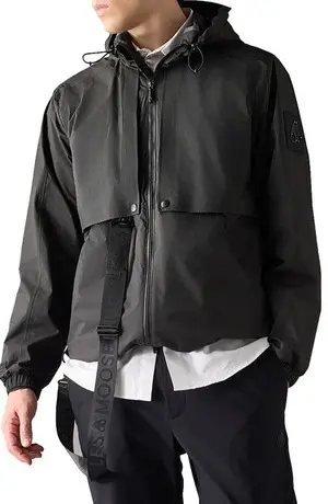 Moose Knuckles Knox Packable Rain Jacket - Black