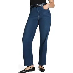 Spanx Authentic 360 High Waist Straight Leg Jeans - Percy Wash