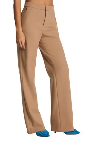 Spanx Well Suited 360 Wide Leg Pant - Heather Camel