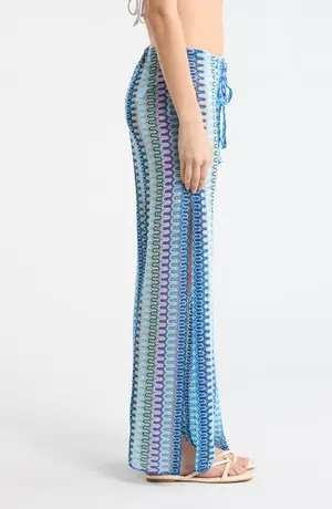 BECCA By Rebecca Virtue Tivoli Metallic Cover-up Pants