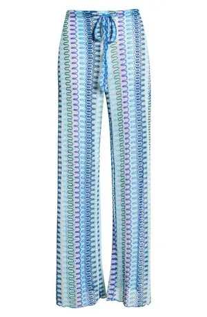 BECCA By Rebecca Virtue Tivoli Metallic Cover-up Pants