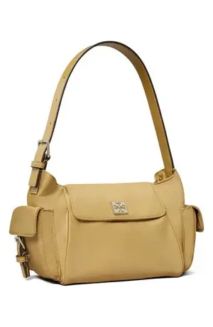 Tory Burch Virginia Pocket Nylon Shoulder Bag - Wheat