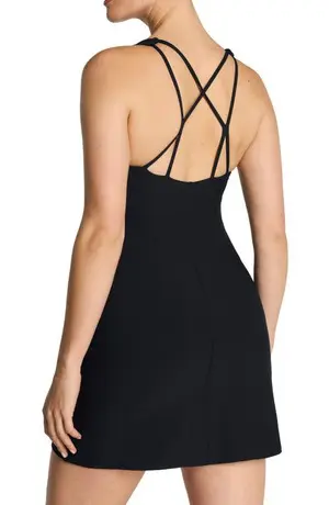 Spanx Spanxshape Boostup Strappy Back Dress - Very Black