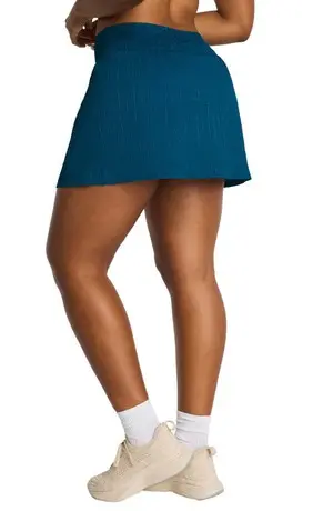 Spanx Spanxshape Boostup Glow Weave Skort - Deep Cove