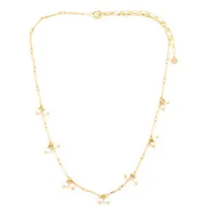 PANACEA Freshwater Pearl Link Necklace - White