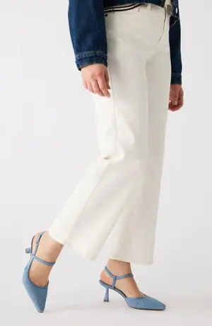 Anne Klein Ankle Strap Pointed Toe Pumps
