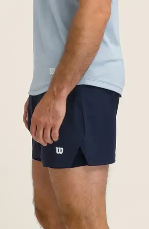 Wilson Set Point 5-inch Shorts - Classic Navy