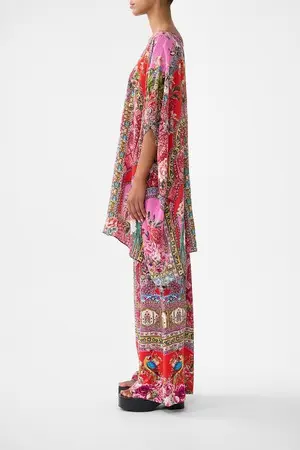 Camilla Short Round Neck Kaftan