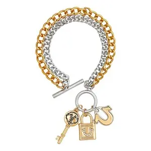 True Religion Two-tone Charm Bracelet
