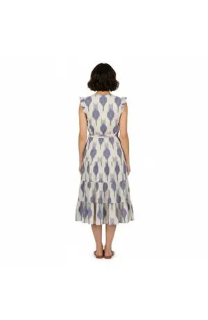MER ST. BARTH Giselle Maxi Dress La Creme Ikat