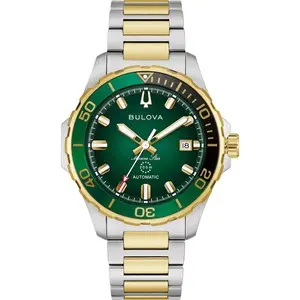 Bulova Marine Star Series B Bracelet Watch - Green/two-tone