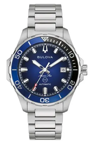 Bulova Marine Star Series B Bracelet Watch - Silver-tone