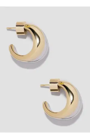 JENNIFER FISHER Chavez Micro Huggie Hoop Earrings