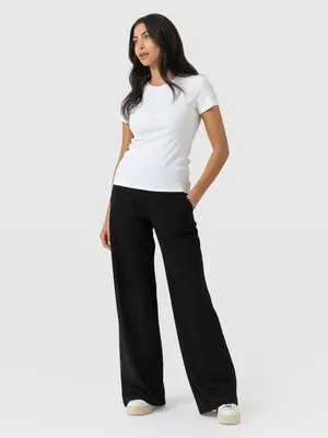SAINT + SOFIA Victory Straight Leg Pant - Black