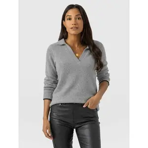 SAINT + SOFIA Delphi Polo Knit