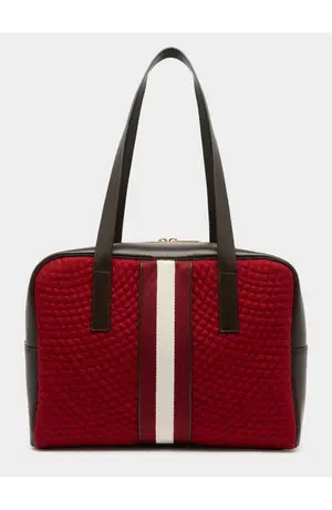 Bally Tote Bag With Diamond Quilting