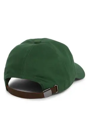 Nordstrom Brushed Cotton Baseball Cap - Green