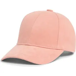 Nordstrom Brushed Cotton Baseball Cap - Salmon