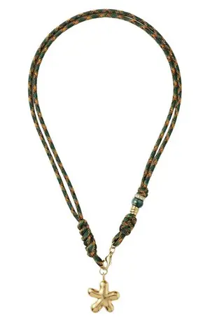 MACRAE & CO. Lulu Rope Pendant Necklace - Gold