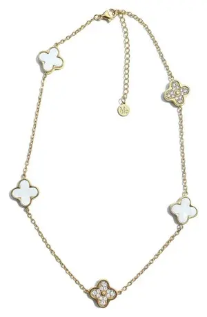 MACRAE & CO. Multi Charm Station Necklace - Gold