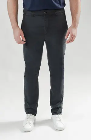 BRISK Ultraflex Slim Fit Chino - Dark Grey
