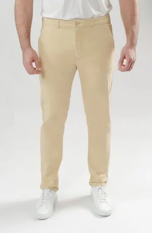 BRISK Ultraflex Slim Fit Chino - Khaki