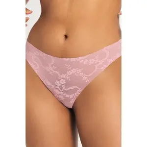 SAVAGE X FENTY No-show Lace Thong - Purple Zen