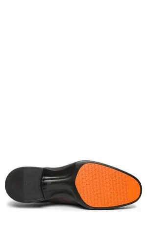 Santoni Pebbled Leather Cap Toe Oxford