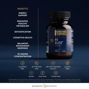 QUICKSILVER SCIENTIFIC H2 Elite Molecular Hydrogen Magnesium Malate Tablets