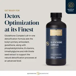QUICKSILVER SCIENTIFIC Glutathione Complex Milk Thistle And Vitamin B Complex Liquid Supplement - None