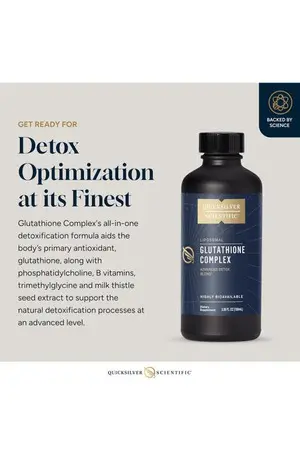 QUICKSILVER SCIENTIFIC Glutathione Complex Milk Thistle And Vitamin B Complex Liquid Supplement - None