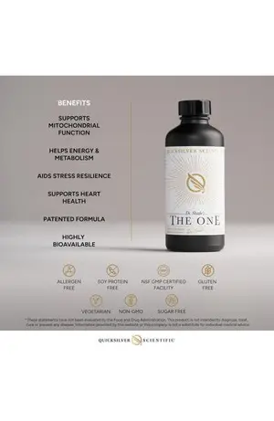 QUICKSILVER SCIENTIFIC The One Liquid Adaptogenic Supplement With Resveratrol And Coq10