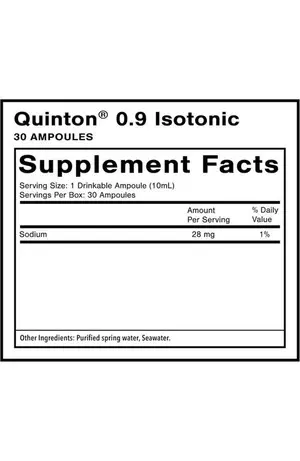 QUICKSILVER SCIENTIFIC Isotonic Solution Sea Water Mineral Electrolyte Liquid Supplement