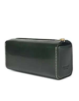 OLD TREND Portable Leather Utility Box - Kale