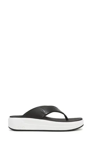 RYKA Viv Platform Thong Sandal - Black